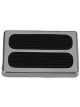 Buy RPC Polished Alloy Brake, Pedal With Rubber Inserts, Rectangular ...