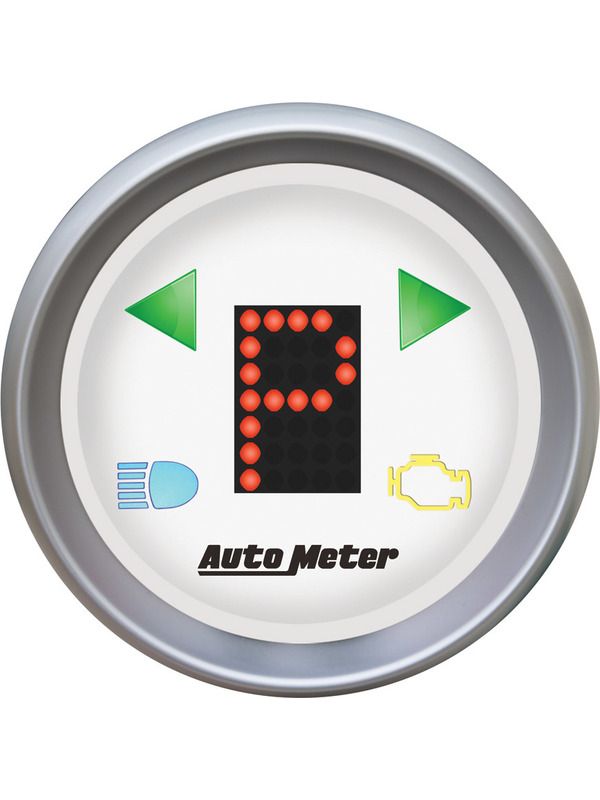 Buy Auto Meter Shift indicator Gauge Prndl Plus 2 1/16" Round Dash ...