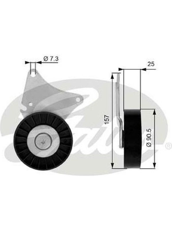 Buy Gates DriveAlign Idler Pulley 36030 Online | Rolan Australia