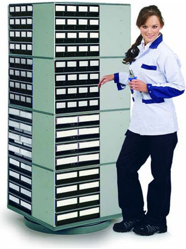 Buy Treston Spacemiser 16-300 ESD Storage Unit - Carousel Only 16 ...