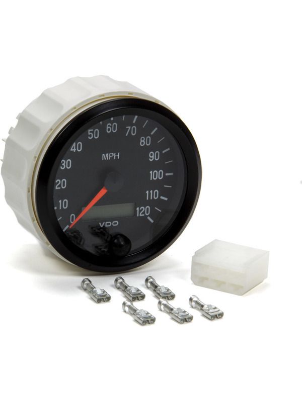Buy VDO Speedometer Cockpit 120 MPH Electric Analog 3-1/8 in Diameter ...