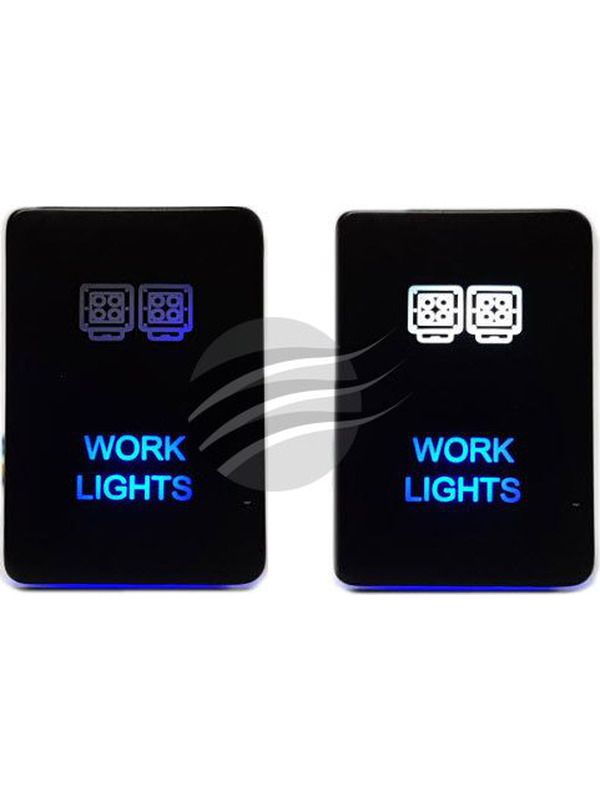 Buy Lightforce Push Button Switch On/Off 12V Worklamp Logo Dual Illum ...