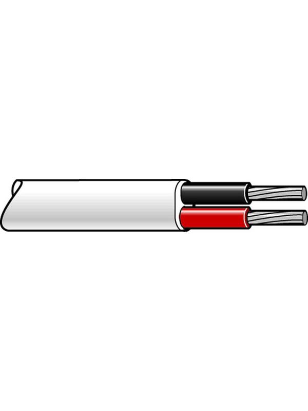 Buy Tycab 3mm Twin Core Marine Cable Red Black W/White Sheath Tinned ...
