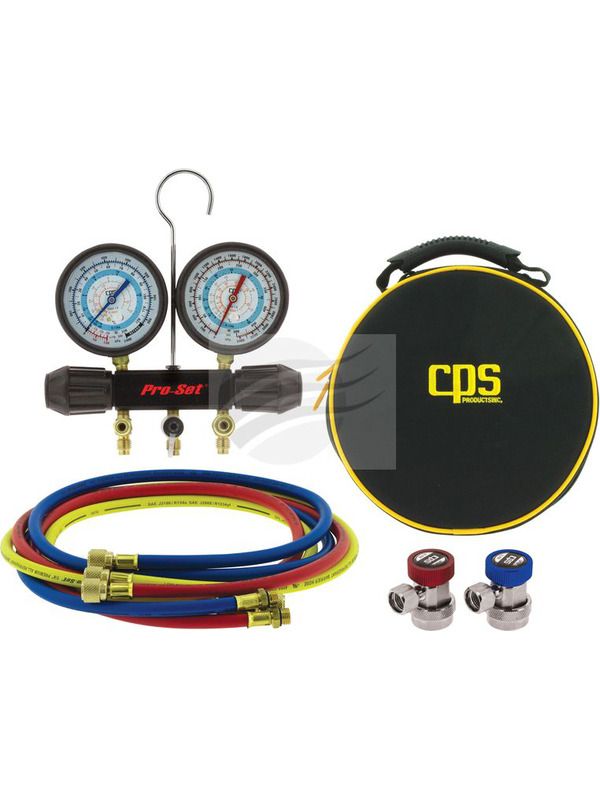 Buy CPS Manifold Set R134A W/Hoses And Couplers Workingman Series ...
