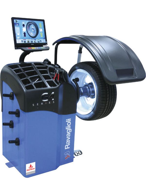 Buy Alemlube Electronic Wheel Balancer w/ Hood & Auto A&D Arm ...