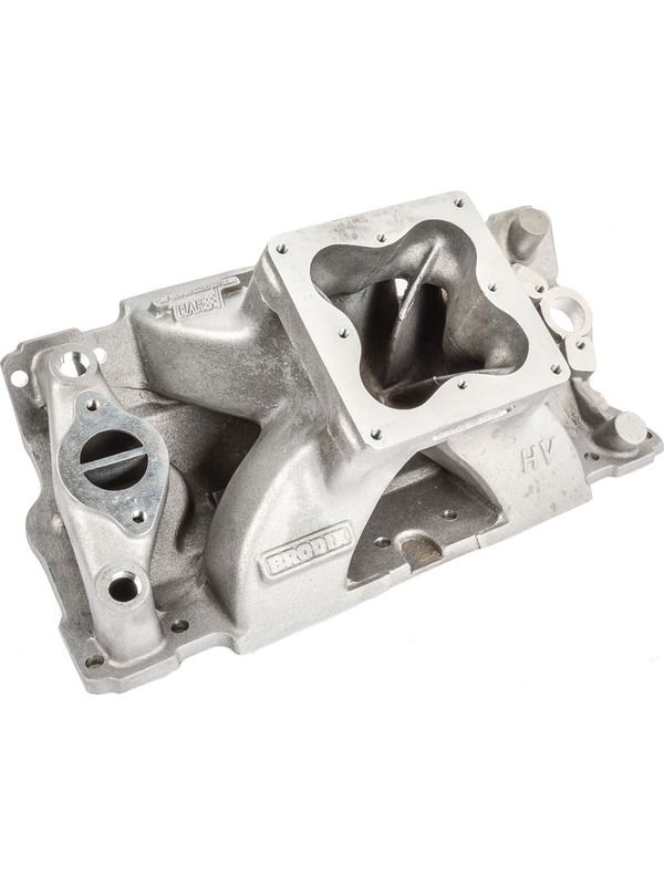 Buy Brodix Intake Manifold Dominator Flange Single Plane Natural Small ...