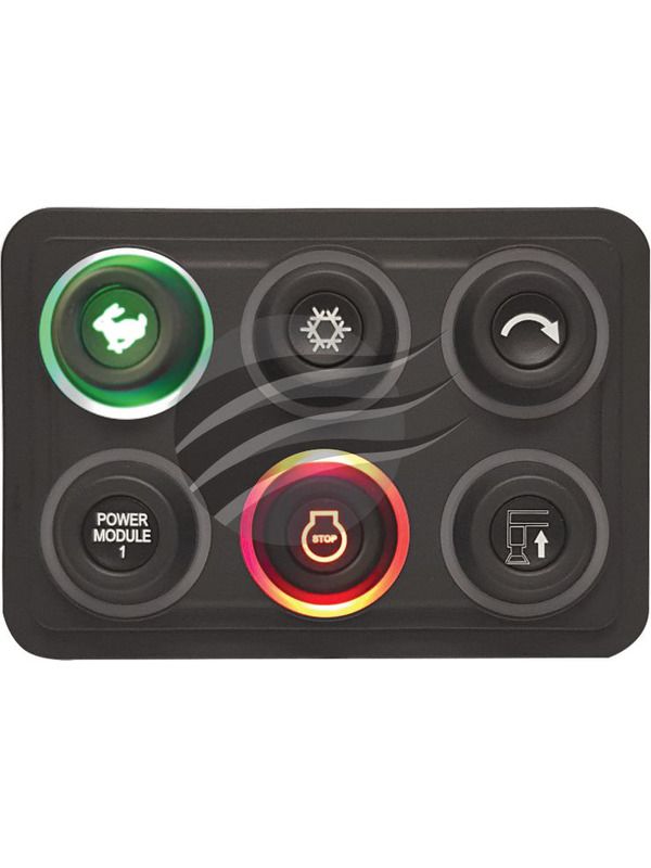 Buy Digisafe 6 Button Canopen Keypad with 15mm Inserts Etched Icons ...