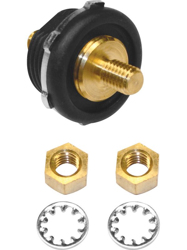 Buy American Autowire Firewall Bulkhead Connector 3/8-16 in. Threaded ...