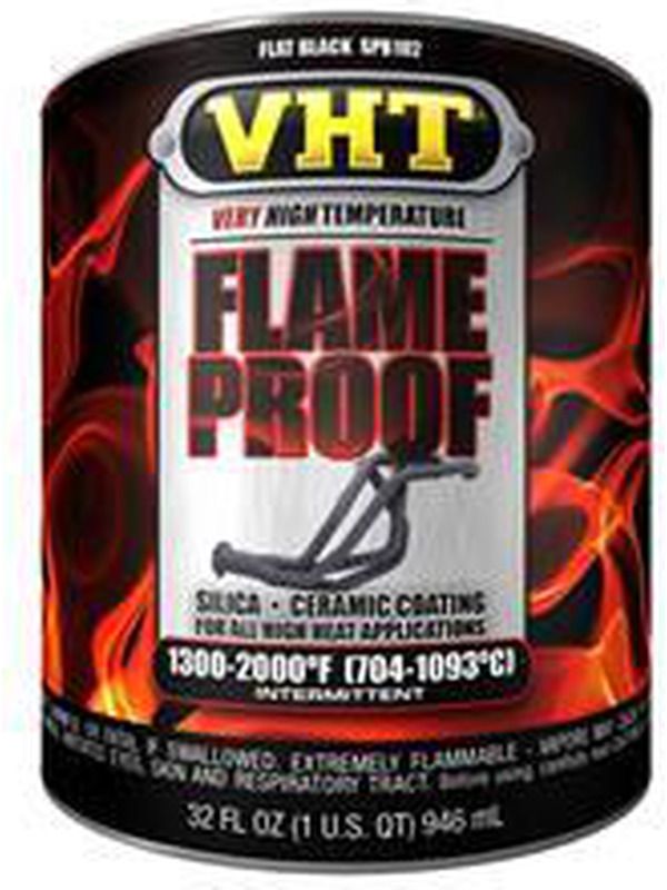 Buy VHT Flame Proof Header and Exhaust High Heat Paint Black SPB102 ...