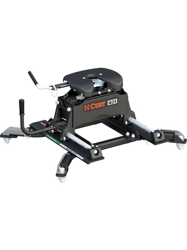 Buy Curt Q24 5th Wheel Hitch w/Roller and Ram Puck System Adapter 16688 ...