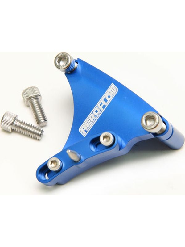 Buy Aeroflow 6-3/8" Adjustable Timing Pointer Blue For Small Block Chev ...