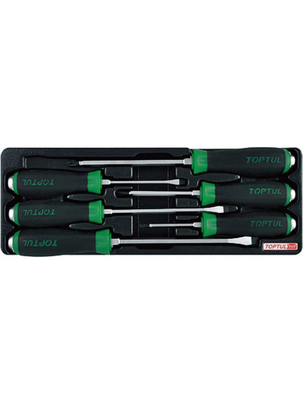 Buy Toptul 6 Piece Go Thru Slotted & Phillips Screwdriver Set Gaat0602 ...