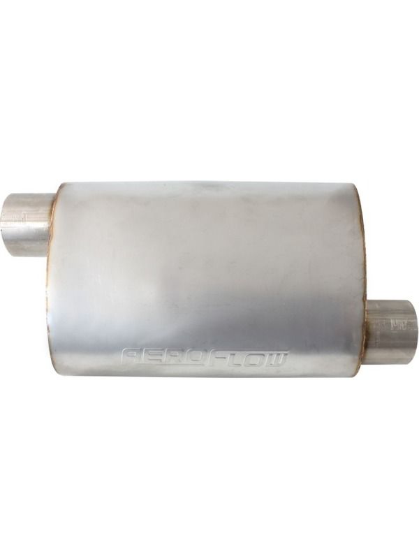 Buy Aeroflow 5500 Series Stainless Steel 3-1/2" Offset/Offset Muffler ...
