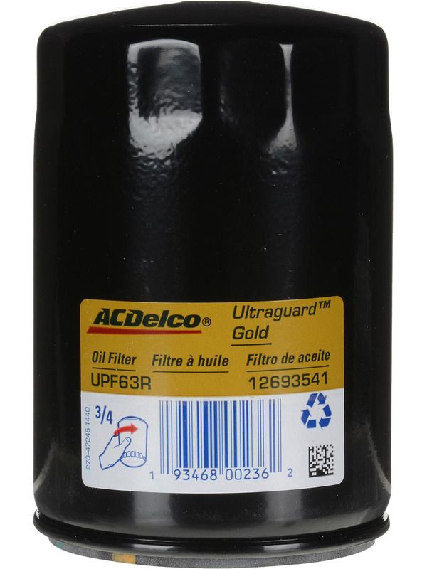 Buy AC Delco Ultraguard Gold Engine Oil Filter 12693541 Online | Rolan ...