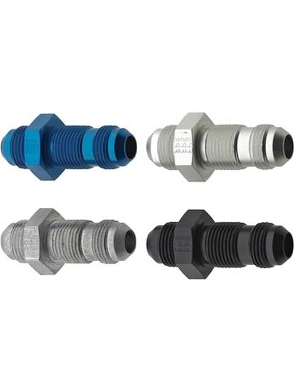 Buy Fragola Bulkhead Fitting Straight Bulkhead Union -6 AN Aluminium ...
