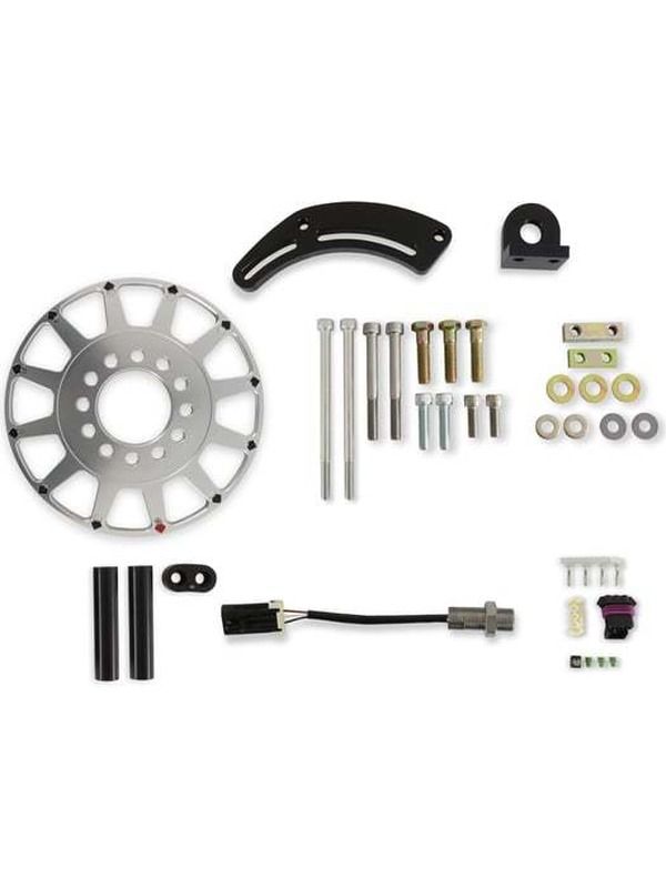 Buy Holley 8IN 12-1X Crank Trigger Kit For GM LS Hall Effect 556-174 ...