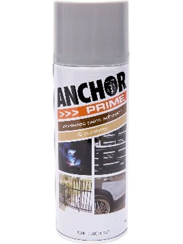 Buy Anchor Lacquer Paint Aerosol Spray Primer Silver 300g 47863 Online ...