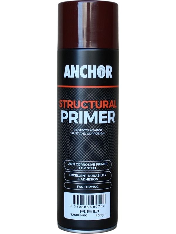 Buy Anchor Structural Primer Industrial Paint Red Aerosol Spray 400g ...