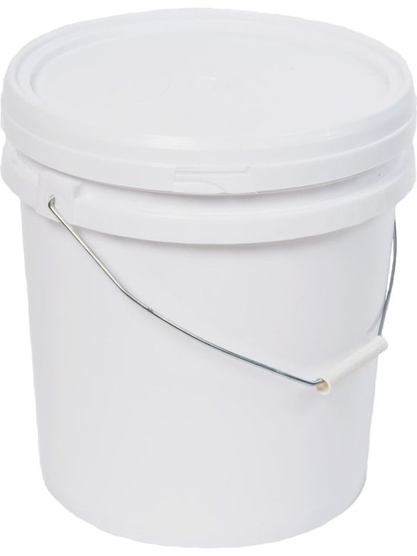 Buy Phoenix White Plastic Bucket with Lid 10L 12008 Online | Rolan ...