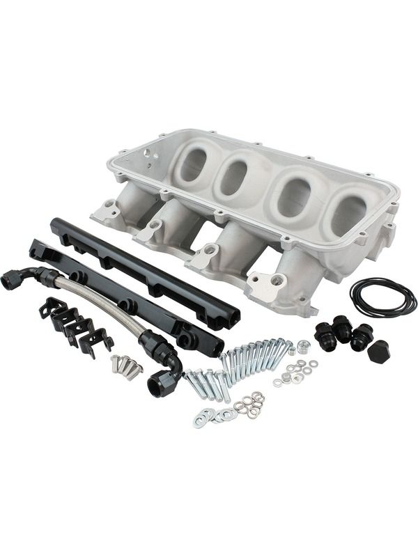 Buy Aeroflow Low Rise EFI GM LS Rectangle Port Intake Manifold Base ...