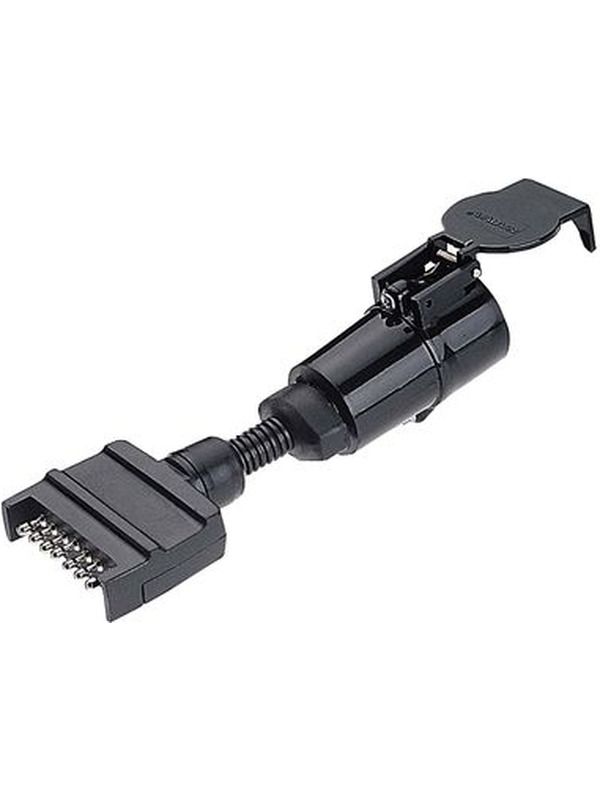 Buy Narva 7 Pin Flat Socket On Car To 5 Pin Large Round Plug On Trailer ...