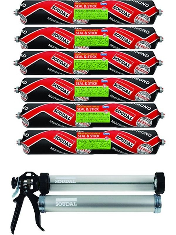 Buy Soudal Multibond SMX50 Seal & Stick Polymer Sealant Concrete Grey ...