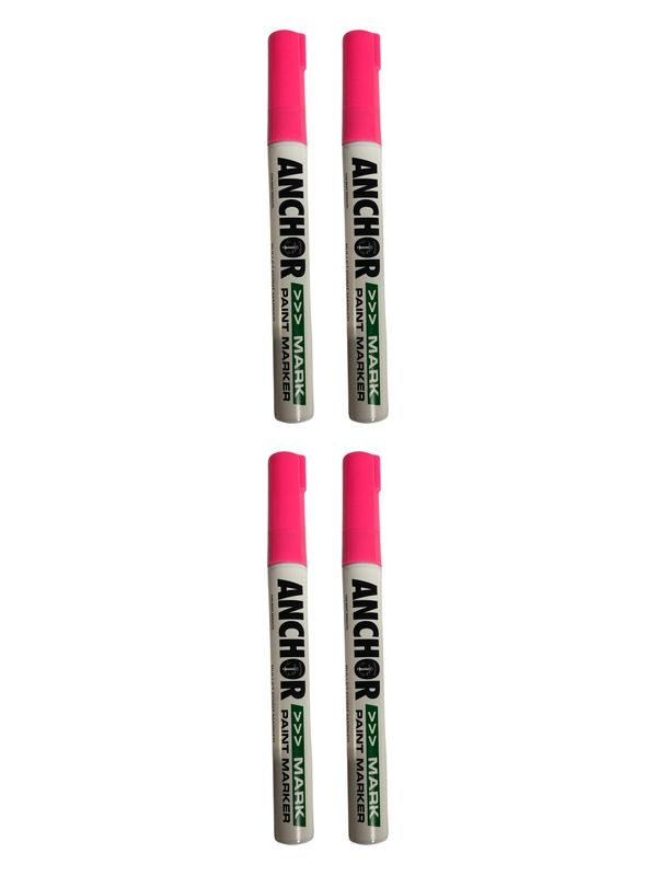 Buy 4 x Anchor Paint Marker Pink RLK-ANC-835 Online | Rolan Australia