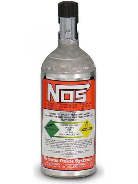 Buy Nitrous Oxide Systems NOS Nitrous Bottle, 1 Lb., Aluminum, Each ...