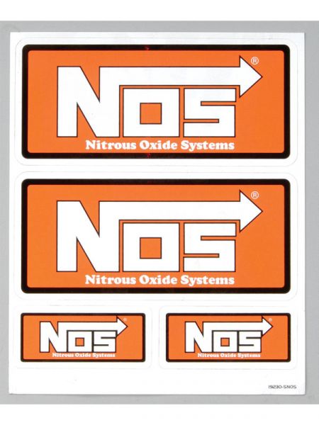 Buy Nitrous Oxide Systems NOS Decals, Vinyl, Self-Stick, Nos Nitrous ...