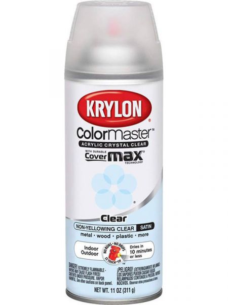 Buy Krylon Acrylic Crystal Clear Satin Spray Paint 311g 1313 Online ...