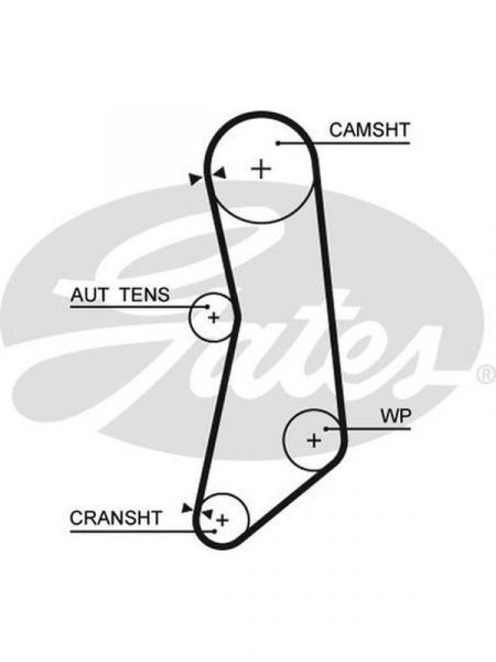 Buy Gates PowerGrip Timing Belt T1637 Online | Rolan Australia