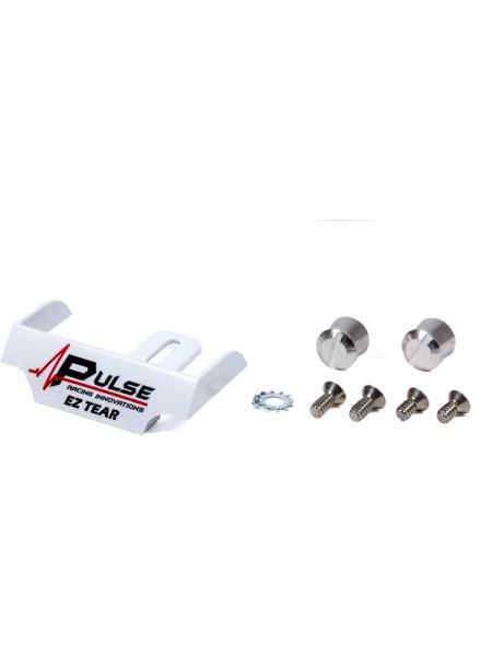 Buy Pulse Racing Innovations Helmet Tear Off Ramp Adjustable Silver Alu ...