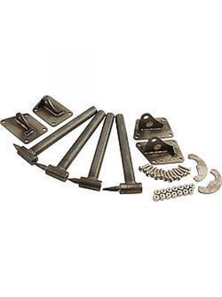 Buy Chassis Engineering Door Hinge Kit Weld-On 2-Door 2 Piece Hinge ...