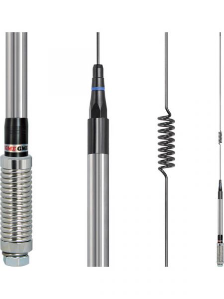 Buy GME Antenna 86cm Elevated Feed Base, Spring & Black Whip Set (4 ...