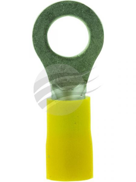 Buy Hella Pack 50 Terminal Eye Yellow 6.3mm Insulated 8546 Online ...