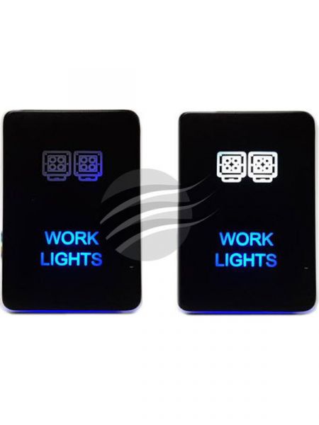 Buy Lightforce Push Button Switch On/Off 12V Worklamp Logo Dual Illum ...