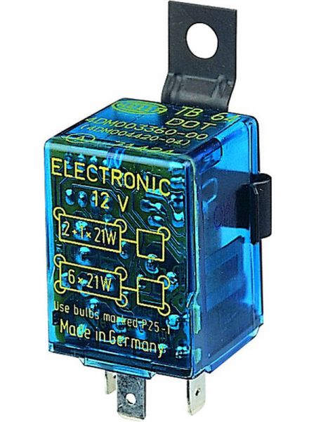 Buy Hella Electronic Flasher Unit 12V 4 Pin 6 X 21W Globes 3035 Online ...