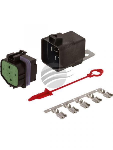 Buy Mini Relay 12V 70/50A 5 Pin N/O Resistor Type with Base & Terminals ...