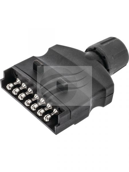 Buy Utilux 7 Pin Flat Trailer Plug Plastic Common All States # H40904 ...