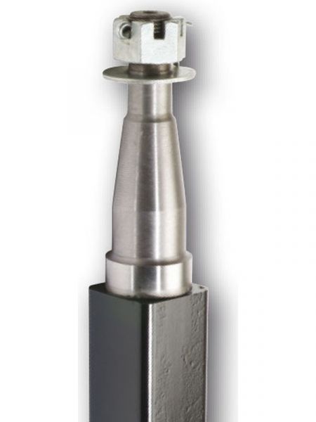 Buy ARK Stub Axle Square 50mm X 10" 25cm with Nut Split Pin Washer ...