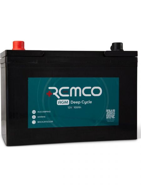 Buy Remco 100Ah AGM Deep Cycle AGM (Absorbent Glass) 12V Battery RM12 ...