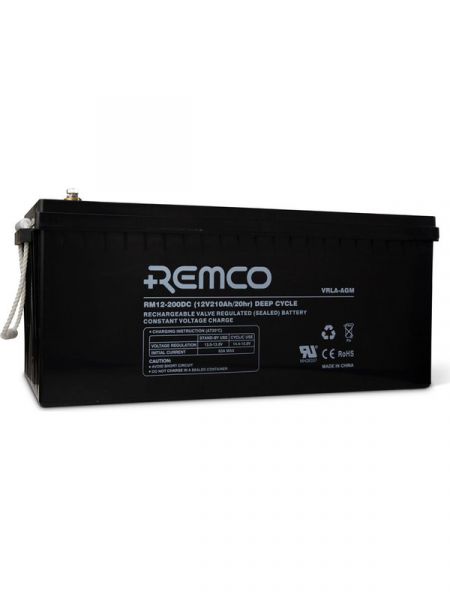 Buy Remco 214.4Ah Deep Cycle with T11 AGM (Absorbent Glass) 12V Battery ...
