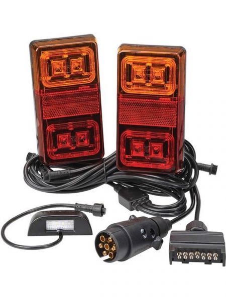 Buy Narva 12V Model 35 LED Plug & Play Trailer Lamp Kit Rectangular ...
