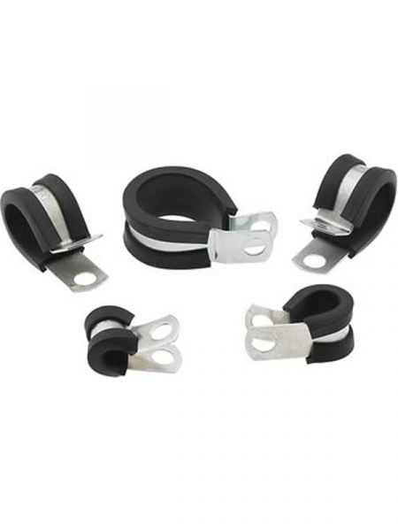 Buy Fragola Line Clamp Adel 1.0 in ID Rubber Lining Aluminum Set of 5 ...