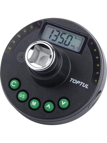 Buy Toptul 1/2" Drive 6.8-135Nm Digital Torque Angle Adapter DTA-135A4 ...