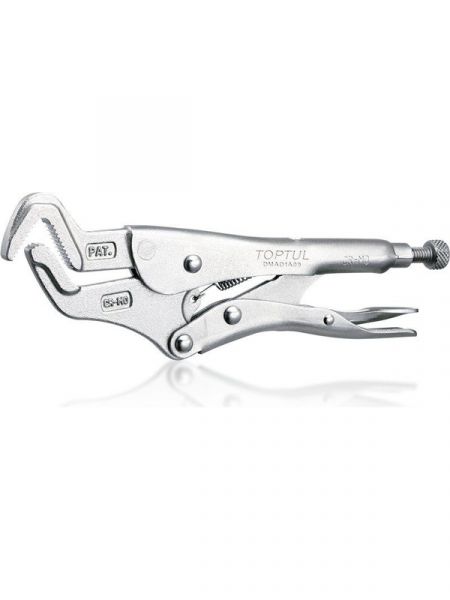 Buy Toptul 215mm 9" Parrot Nose Locking Pliers with Sawteeth DMAD1A09 ...
