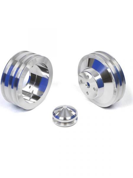 Buy CVF Racing Pulley Kit A C 3V For Pontiac (1969+) PONT3KIT Online ...