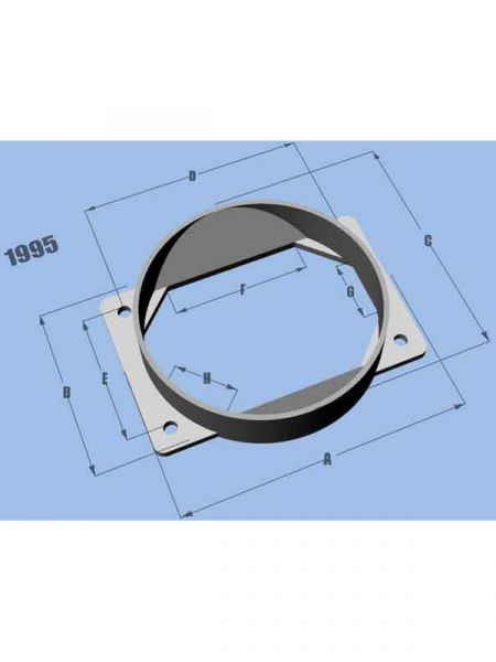 Buy Vibrant Performance Mass Air Flow Sensor Adapter Plate, for ...