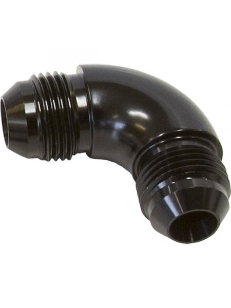 Buy Aeroflow 90 Degree Full Flow AN Union -4AN Black AF521-04BLK Online ...