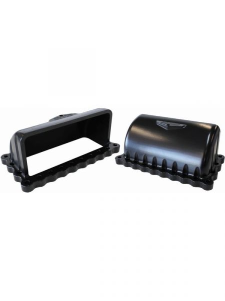 Buy Aeroflow Billet Burst Panel Deflector Shield Black Finish. AF64 ...